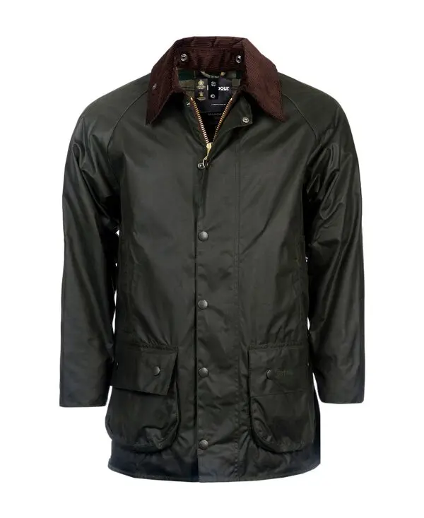 Barbour Beaufort Waxed Cotton Jacket - Black