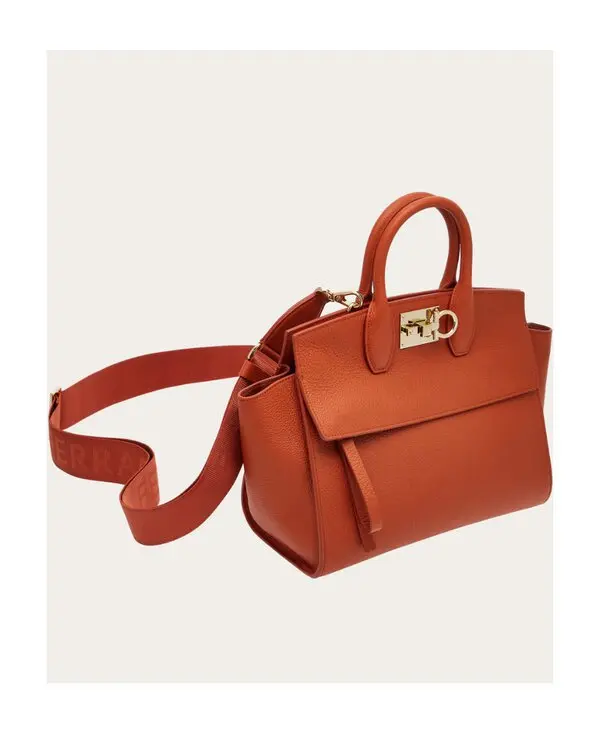 FERRAGAMO Studio Soft Logo Shoulder Bag
