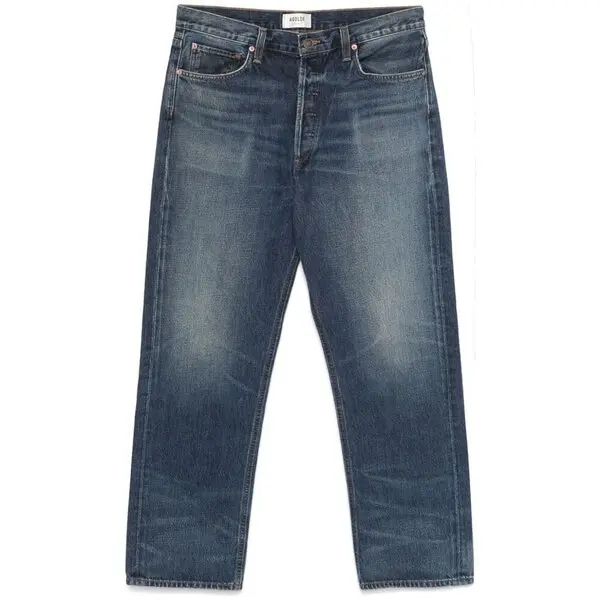 AGOLDE 90's Mid-rise Cropped Jeans - Blue