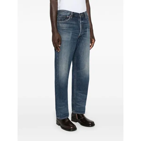 AGOLDE 90's Mid-rise Cropped Jeans - Blue