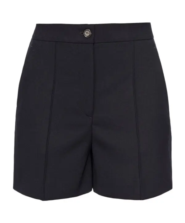 Pinko Pleated Twill Shorts