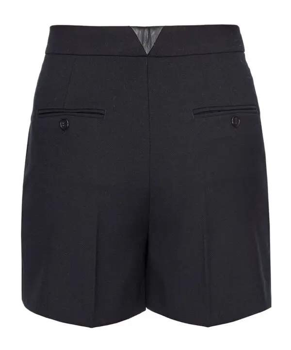 Pinko Pleated Twill Shorts