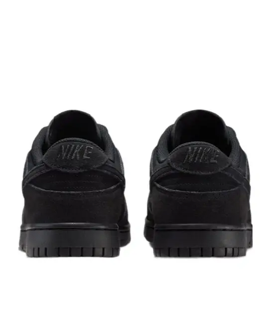Nike Dunk Low Retro Lace-up Fastening Sneakers - Black