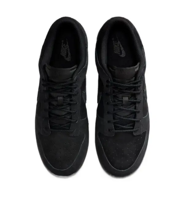 Nike Dunk Low Retro Lace-up Fastening Sneakers - Black