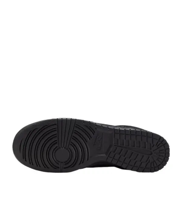 Nike Dunk Low Retro Lace-up Fastening Sneakers - Black