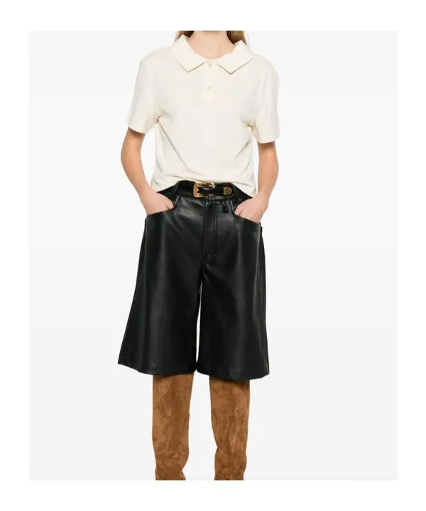 Khaite Jasna Short-sleeved Polo Shirt