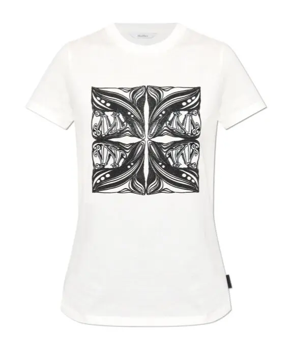 Max Mara Fara Crewneck T-shirt - White