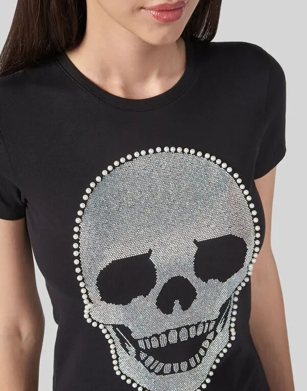 Philipp Plein Skull Embellished T-shirt
