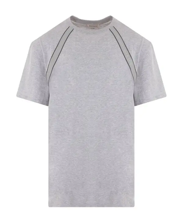 Alexander McQueen Logo Tape Crewneck T-shirt