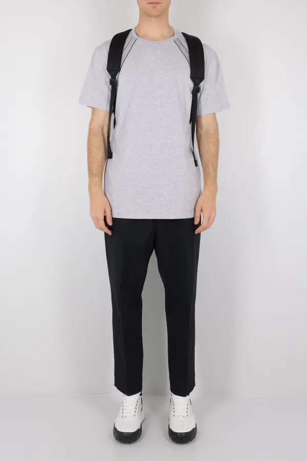 Alexander McQueen Logo Tape Crewneck T-shirt