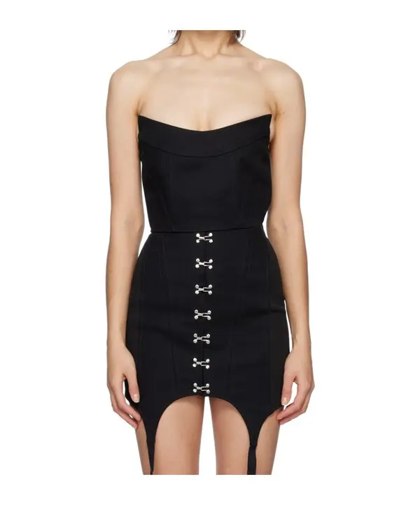 DION LEE Off-shoulder Bustier With Satin Lining
