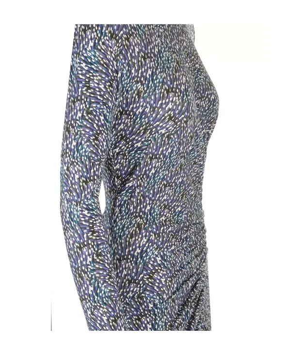 Isabel Marant Étoile Long-sleeved Printed Crewneck Dress