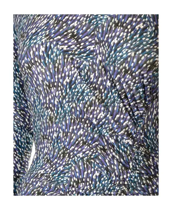 Isabel Marant Étoile Long-sleeved Printed Crewneck Dress
