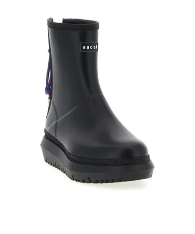 Sacai Zip-detailed Ankle Boots