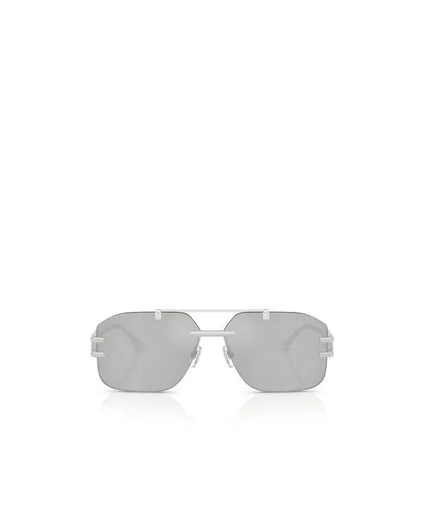 Versace Pilot Frame Sunglasses - Gray