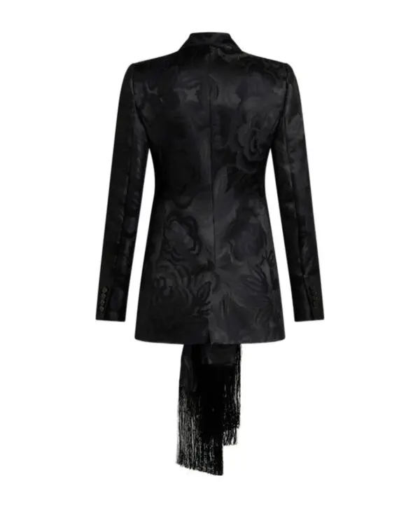 Etro Jacquard Jacket With Tassel Detail