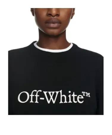 Off-White Crewneck Drop Shoulder Sweatshirt