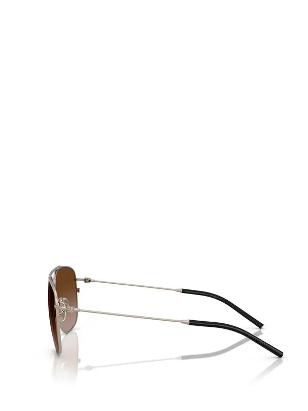 Moncler Aviator Frame Sunglasses - Brown
