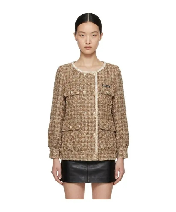 MARISSA CHIARA Plaid Casual Jacket