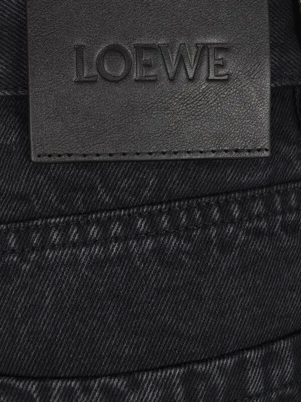 Loewe Anagram Baggy Jeans - Black