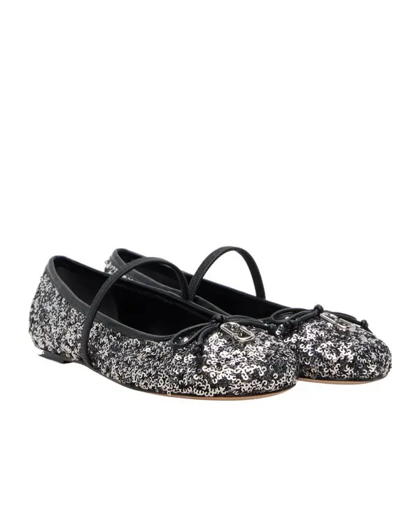 Marc Jacobs Sequin Ballerina Flats