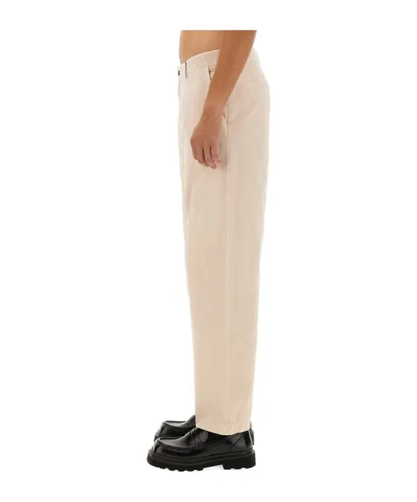 Dolce & Gabbana Garment-dyed Tailored Trousers - Nude