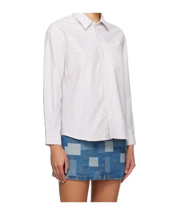 A.p.c. Greg Striped Long Sleeve Shirt