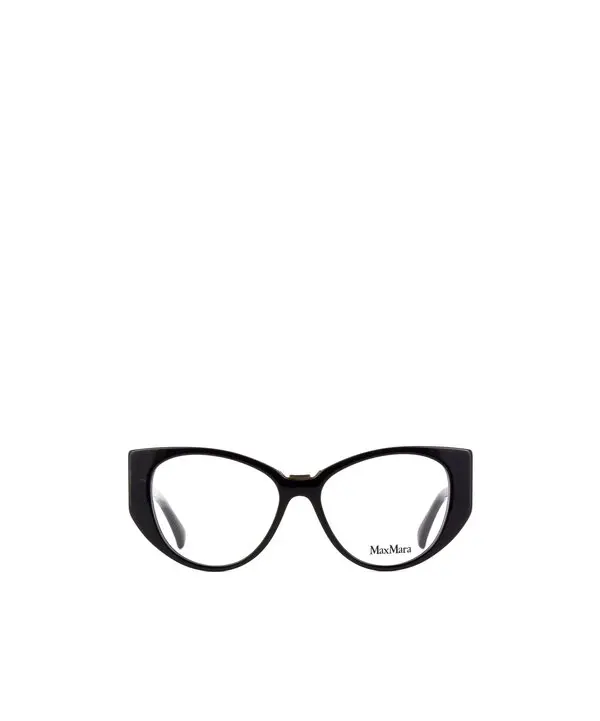 Max Mara Cat Eye Frame Eyeglasses - Bright Black
