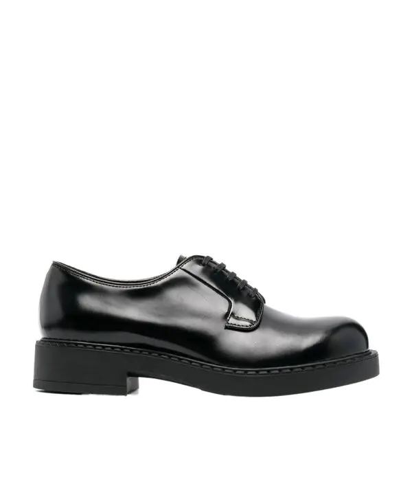 Prada Polished Finish Derby Shoes
