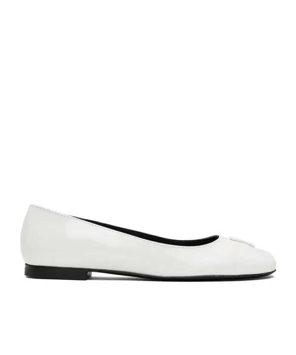 AMI Paris Logo Plaque Ballerina Flats