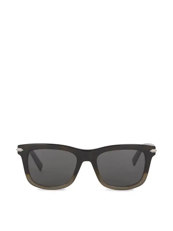 Dior Full Frame Rectangle Sunglasses - Black