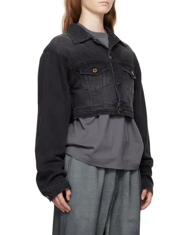 We11Done Long-sleeved Denim Trucker Jacket