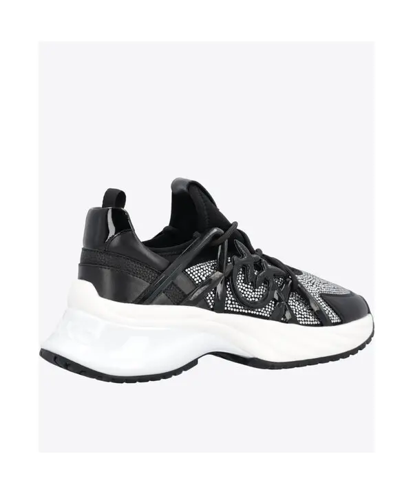 Pinko Embellished Ariel Lace-up Sneakers