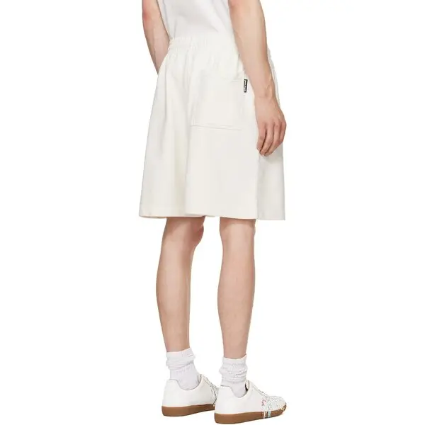 Palm Angels Logo Cotton Shorts