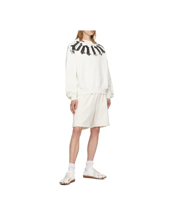 Palm Angels Logo Cotton Shorts