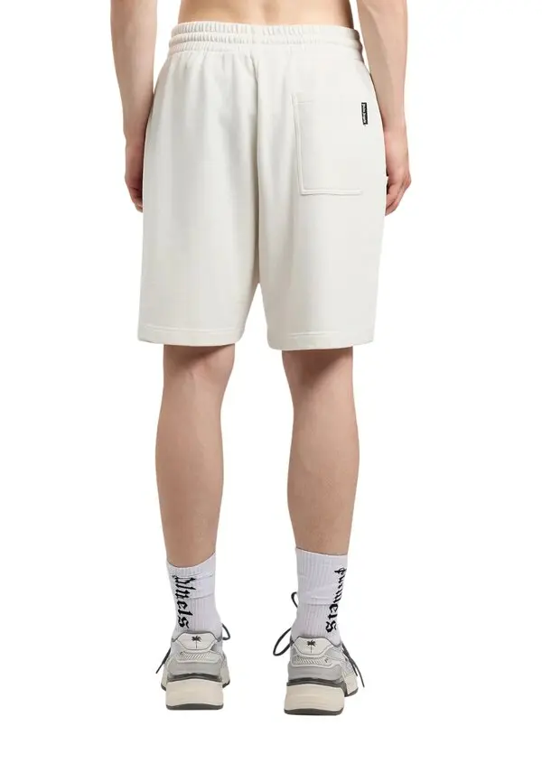 Palm Angels Logo Cotton Shorts