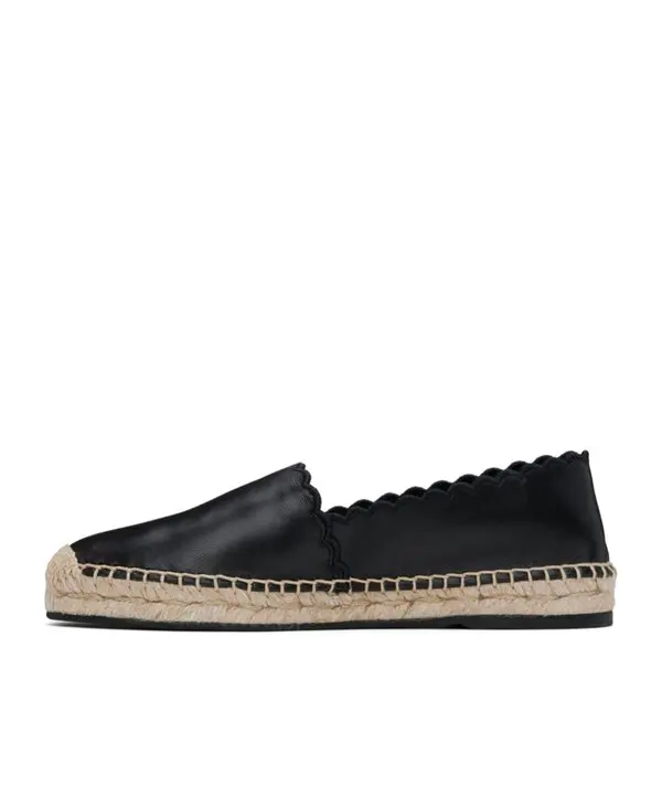 Chloé Scalloped Edge Slip-on Flats