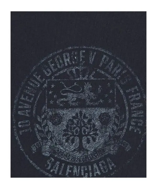 Balenciaga Logo Printed Crewneck T-shirt - No