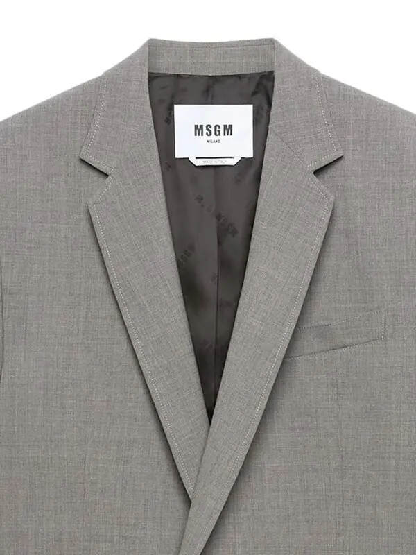 MSGM Double Breasted Tailored Blazer
