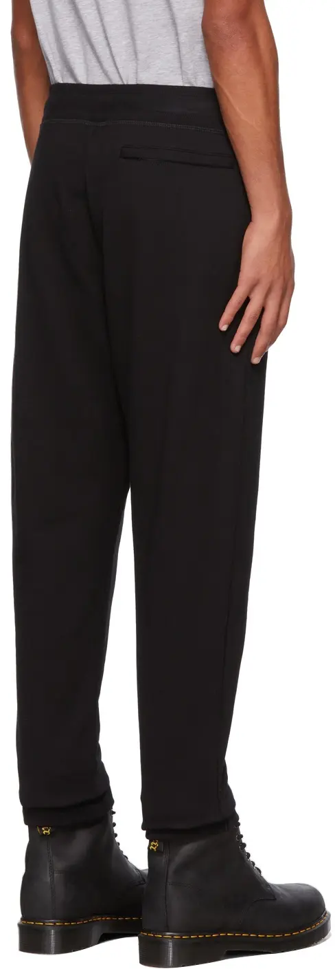 Canada Goose Logo Patch Drawstring Track Pants - Black