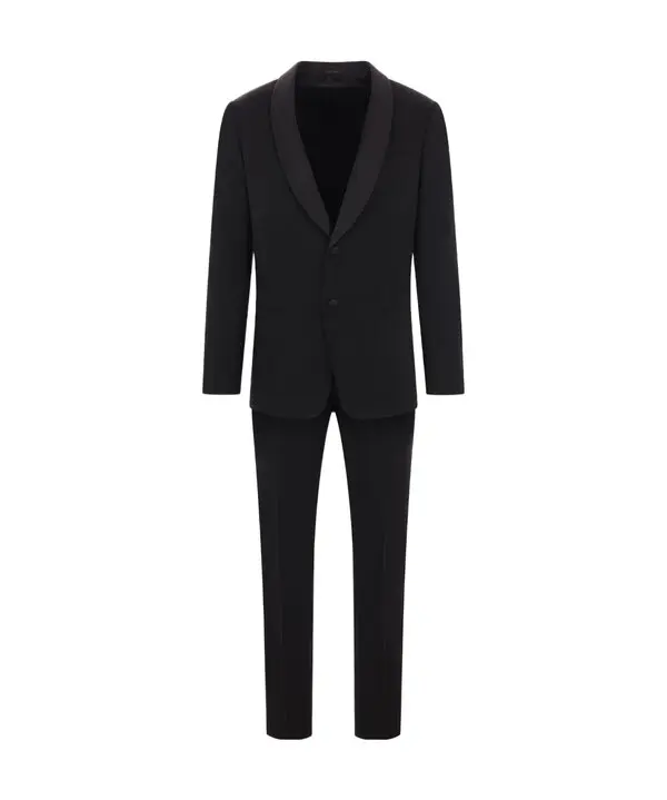 Giorgio Armani Soho Line Single-breasted Suit - Black