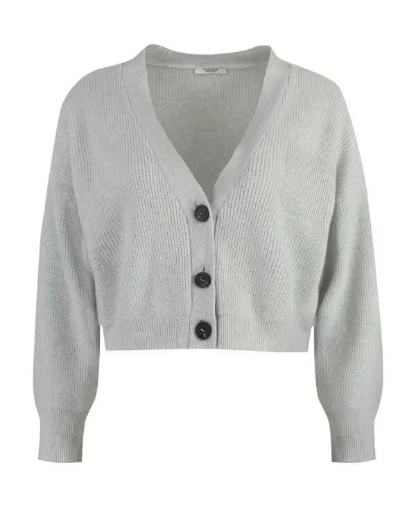 Peserico Wool Blend Knit Cardigan