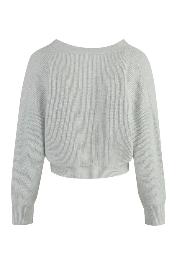 Peserico Wool Blend Knit Cardigan