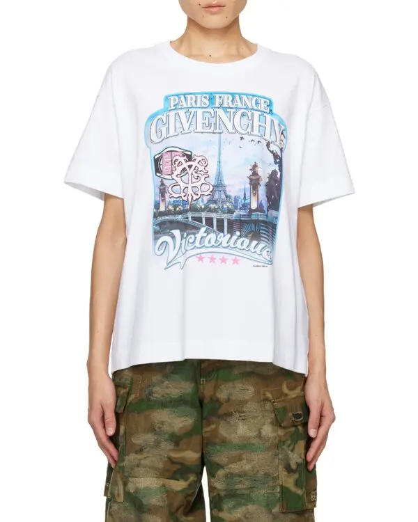Givenchy Graphic Printed Crewneck T-shirt