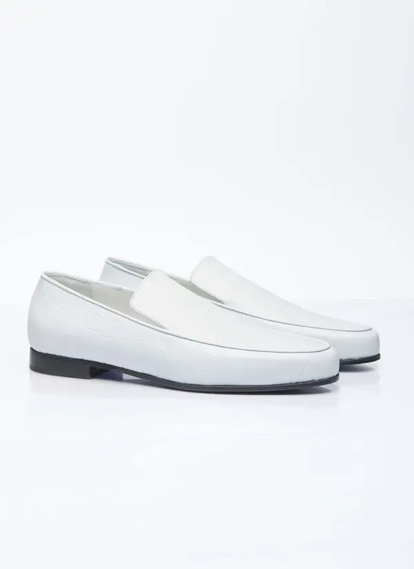 TOTEME Almond Toe Slip-on Loafers