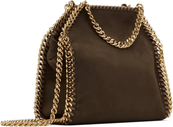 Stella McCartney Mini Crossbody Bag With Horse Bridle Strap - Black