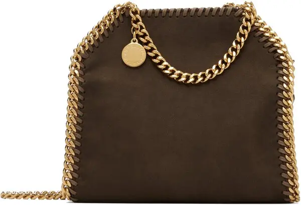 Stella McCartney Mini Crossbody Bag With Horse Bridle Strap - Black
