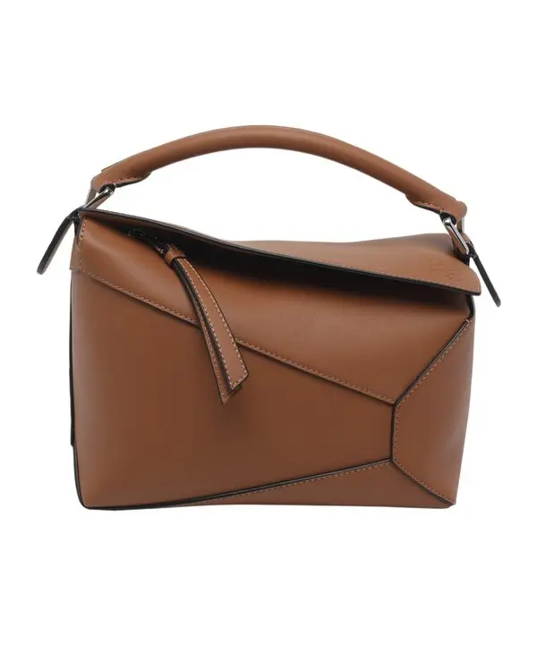 Loewe Small Puzzle Edge Bag - Brown