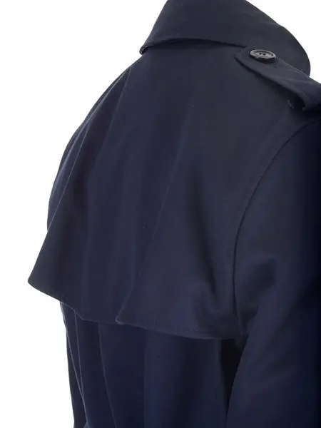 Burberry Double-breasted Belted Trench Coat - Black