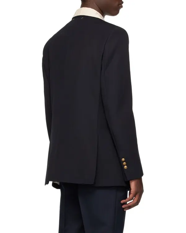 GOLDEN GOOSE Double Breasted Tailored Blazer - Black